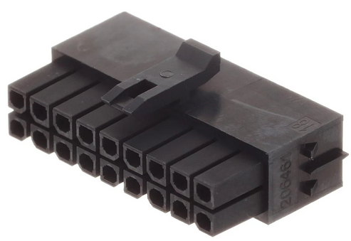 Molex-18 Pin Micro Connector + 20 Terminals for Corsair Type 5 PSUs ...